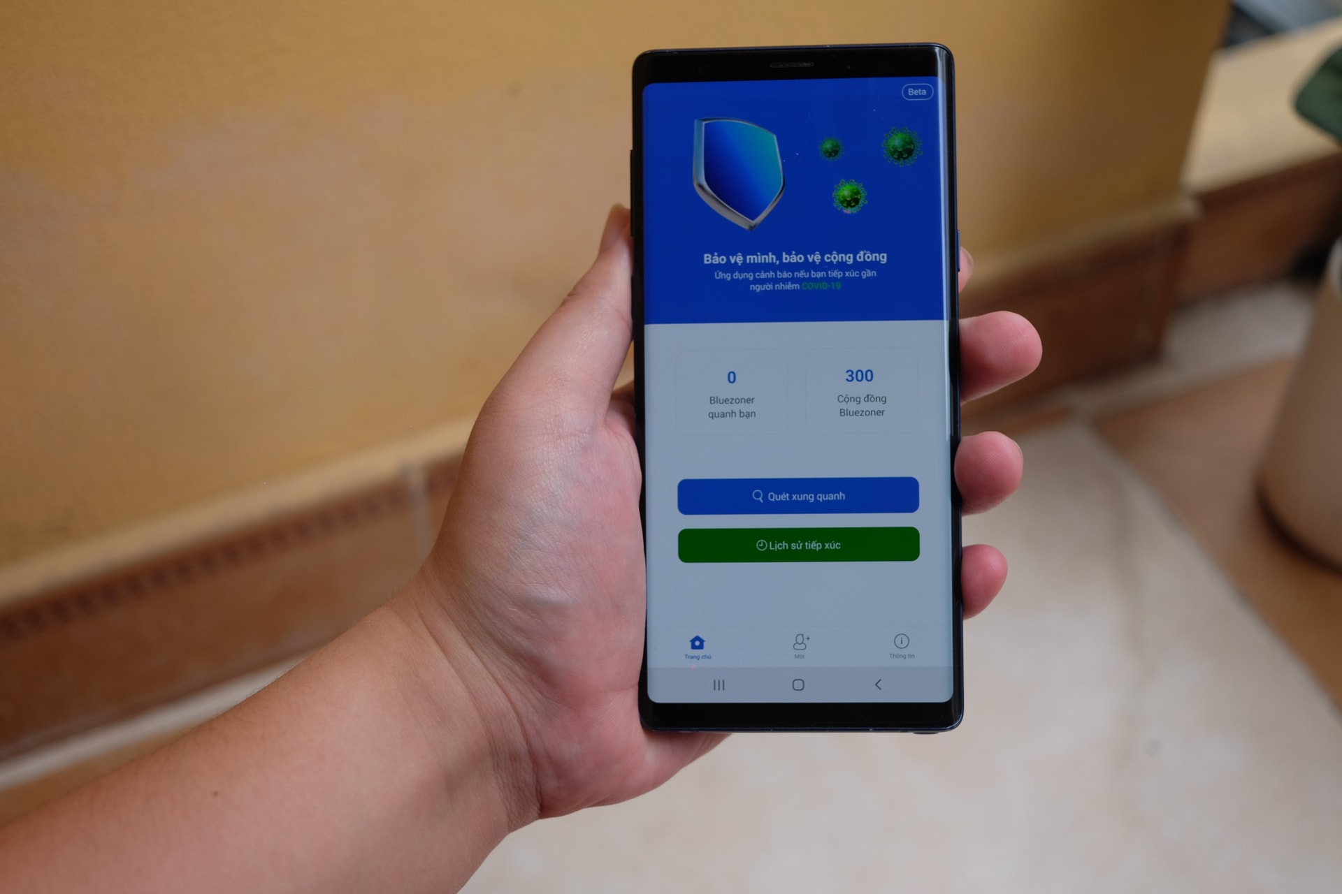 Ứng dụng phát hiện người nghi nhiễm Covid-19 qua Smartphone